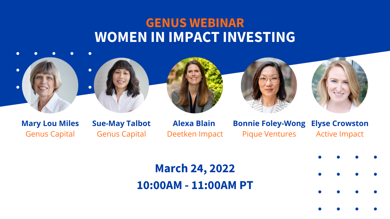 Women in Impact Investing - Genus Capital Management